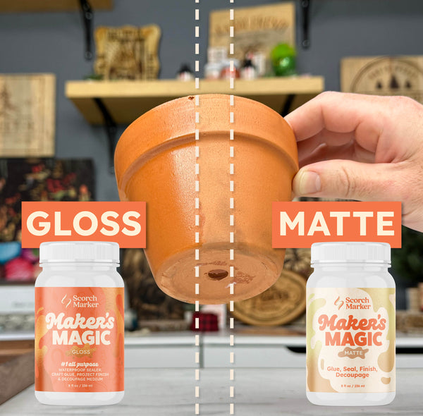 Maker's Magic Gloss - 3 Pack | #1 Craft Glue, Waterproof Sealer ...