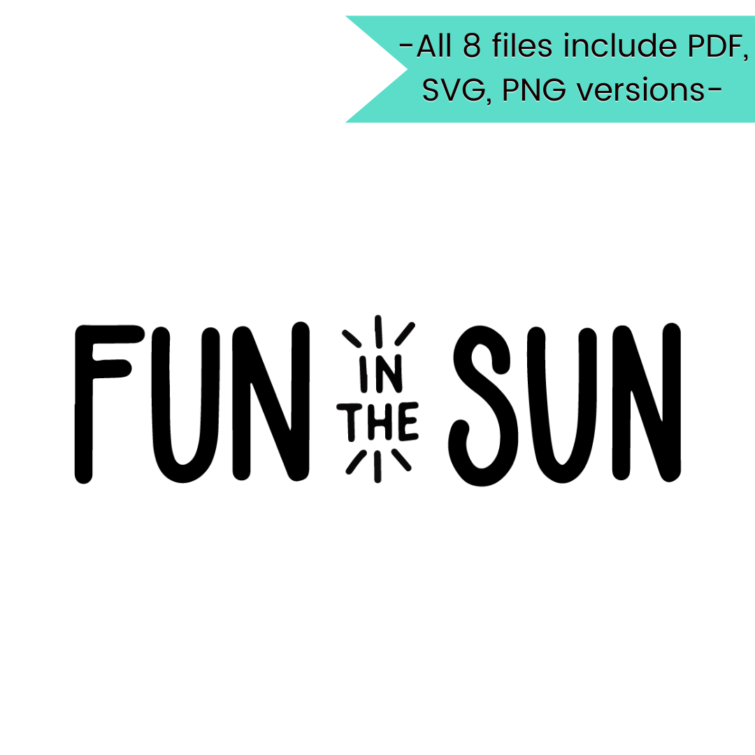 Fun in the sun Summer [2021 cut files] - Official Scorch Marker
